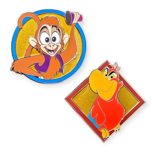 Disney | Accessories | Aladdin Disney Heroes Vs Villains Sidekicks Pins ...